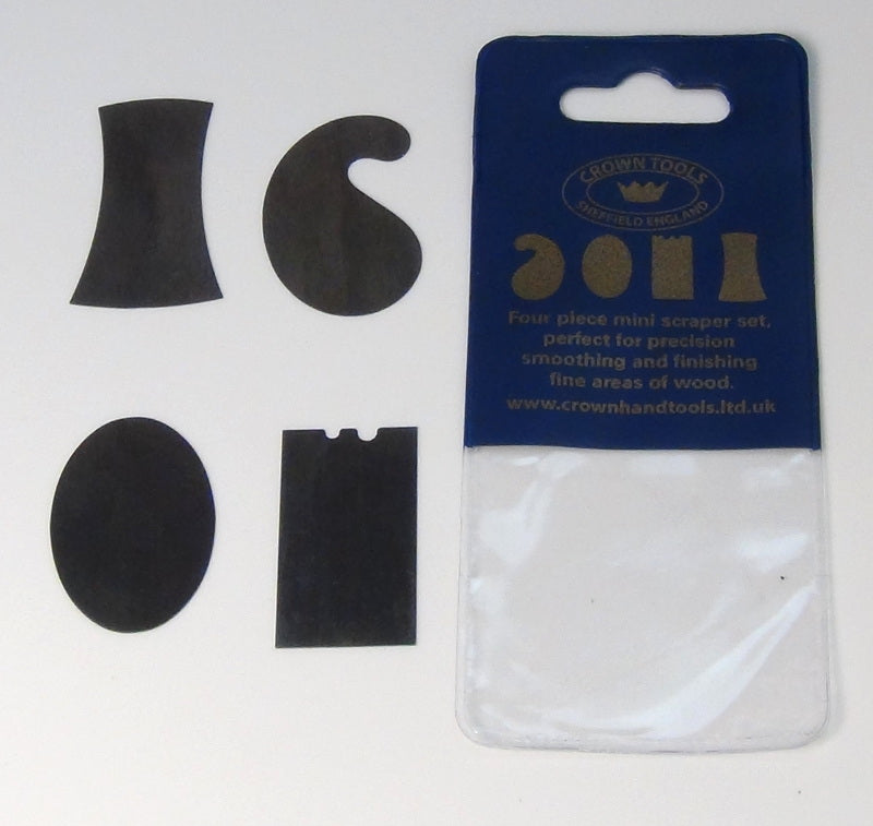 Mini Steel Scraper Set | Tonetech Luthier Supplies