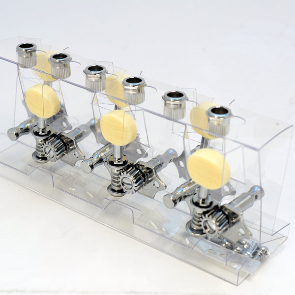 Gotoh SE700-M5 open back tuners in Chrome, set of 3 a side | Tonetech ...